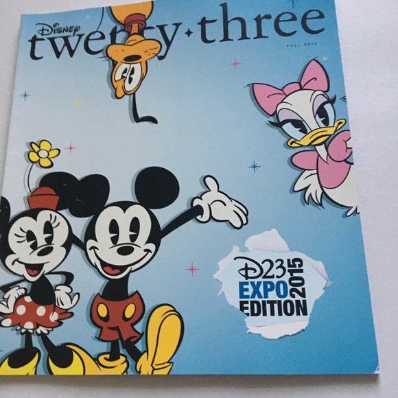 Disney | Accessories | Disney Blue Kids Magazine With Mickey And ...